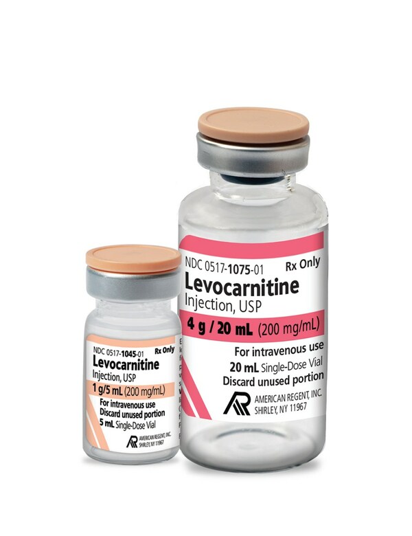 American Regent Introduces Levocarnitine Injection, USP; FDA-Approved ...