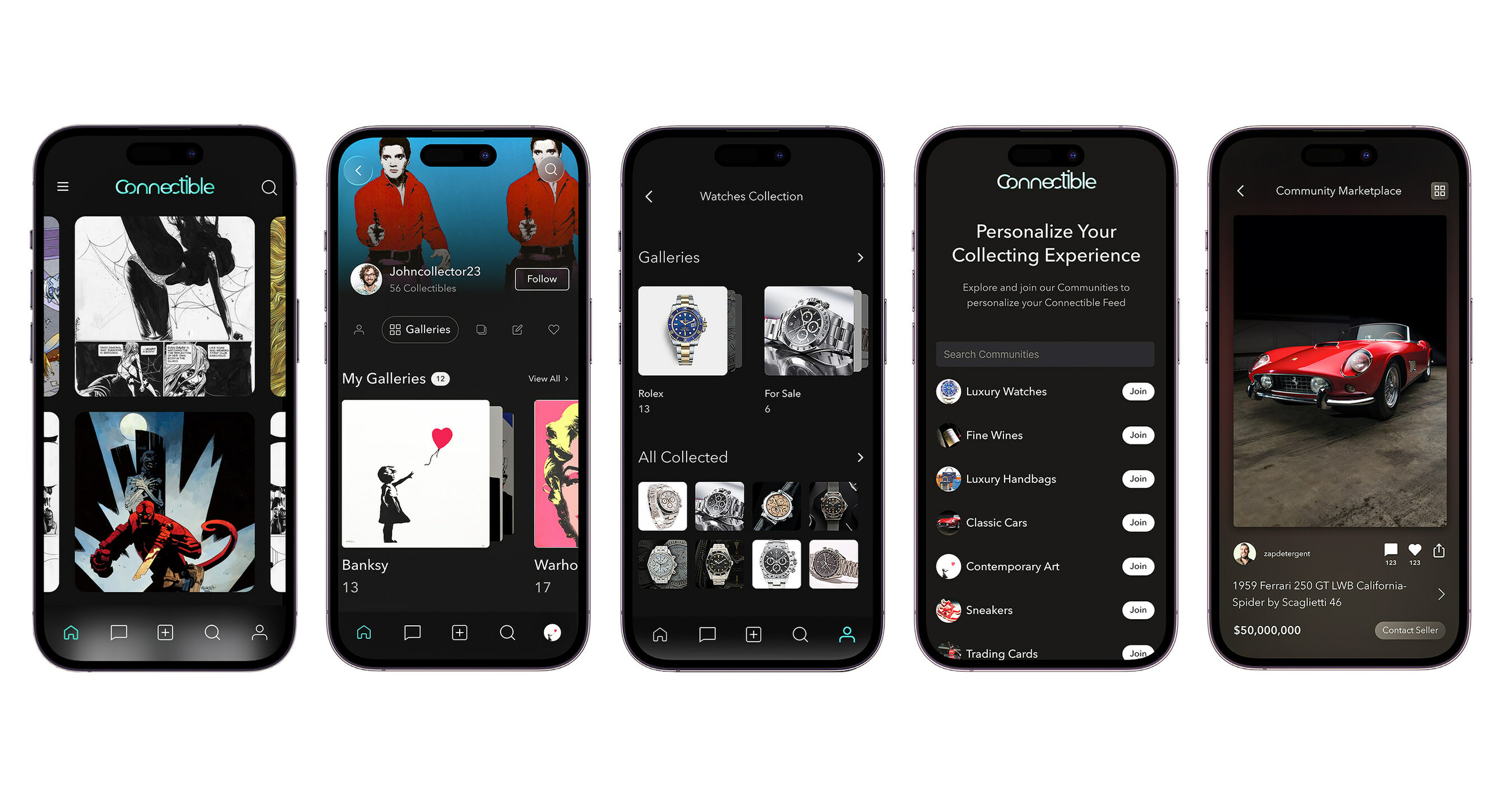 The World's First Social App for Collectors - Connectible