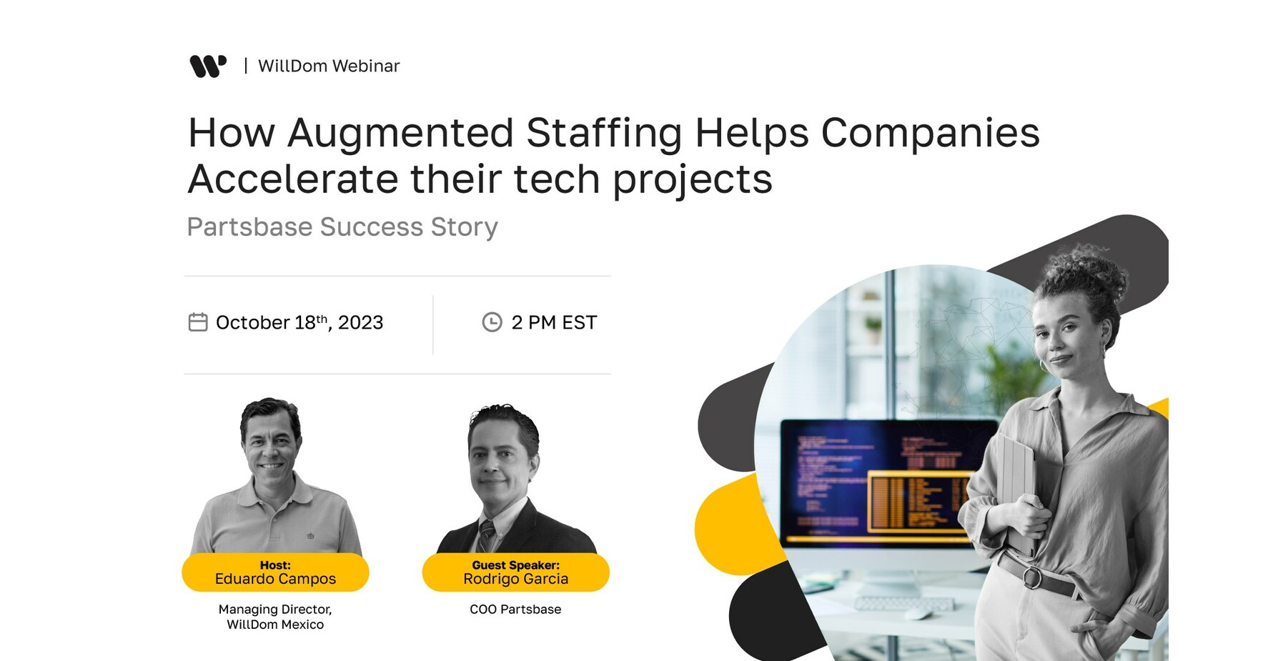 How Augmented Staffing Helps Companies Accelerate their tech projects. Partsbase Success Story