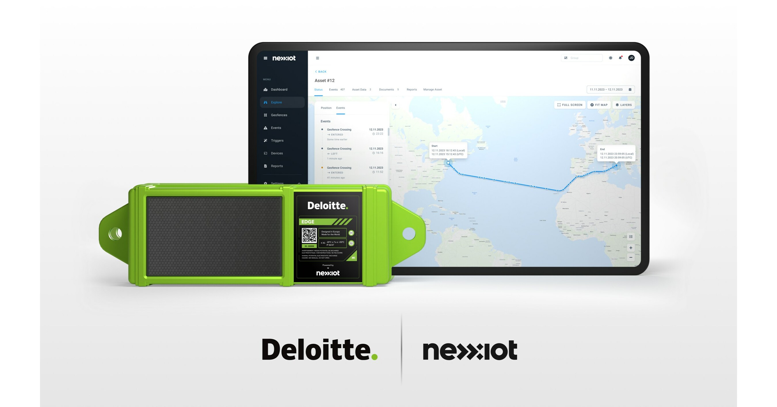 Deloitte and Nexxiot announce strategic KYX partnership for logistics