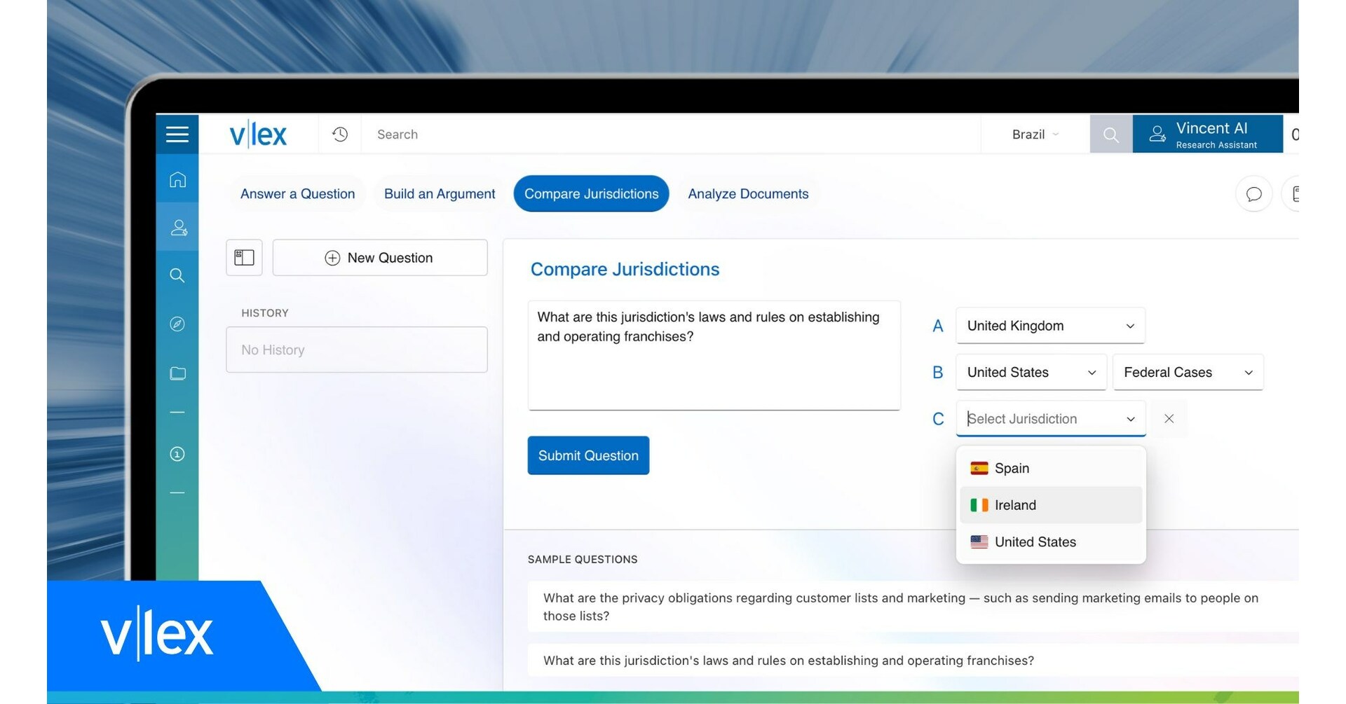 vLex lanza una importante actualización de Vincent AI