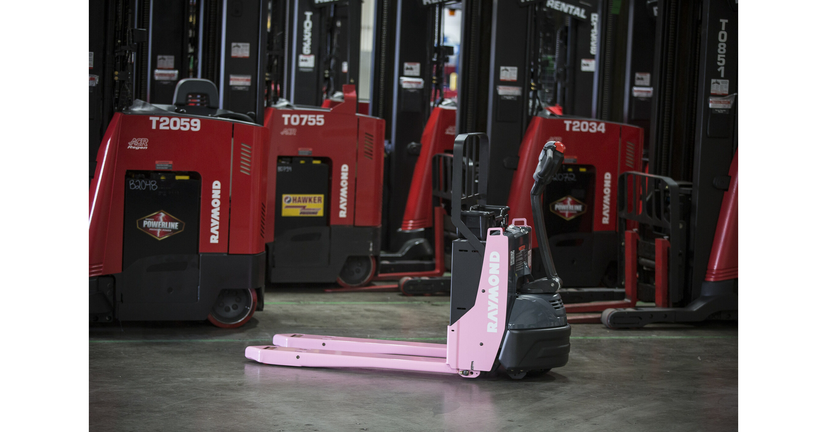 RAYMOND WEST HOSTS 10TH ANNUAL PINK PALLET JACK PROJECT TO BENEFIT ...