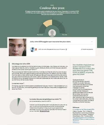 ANCESTRY LANCE « HÉRITAGE DES TRAITS PARENTAUX* » QUI PERMET DE MIEUX ...