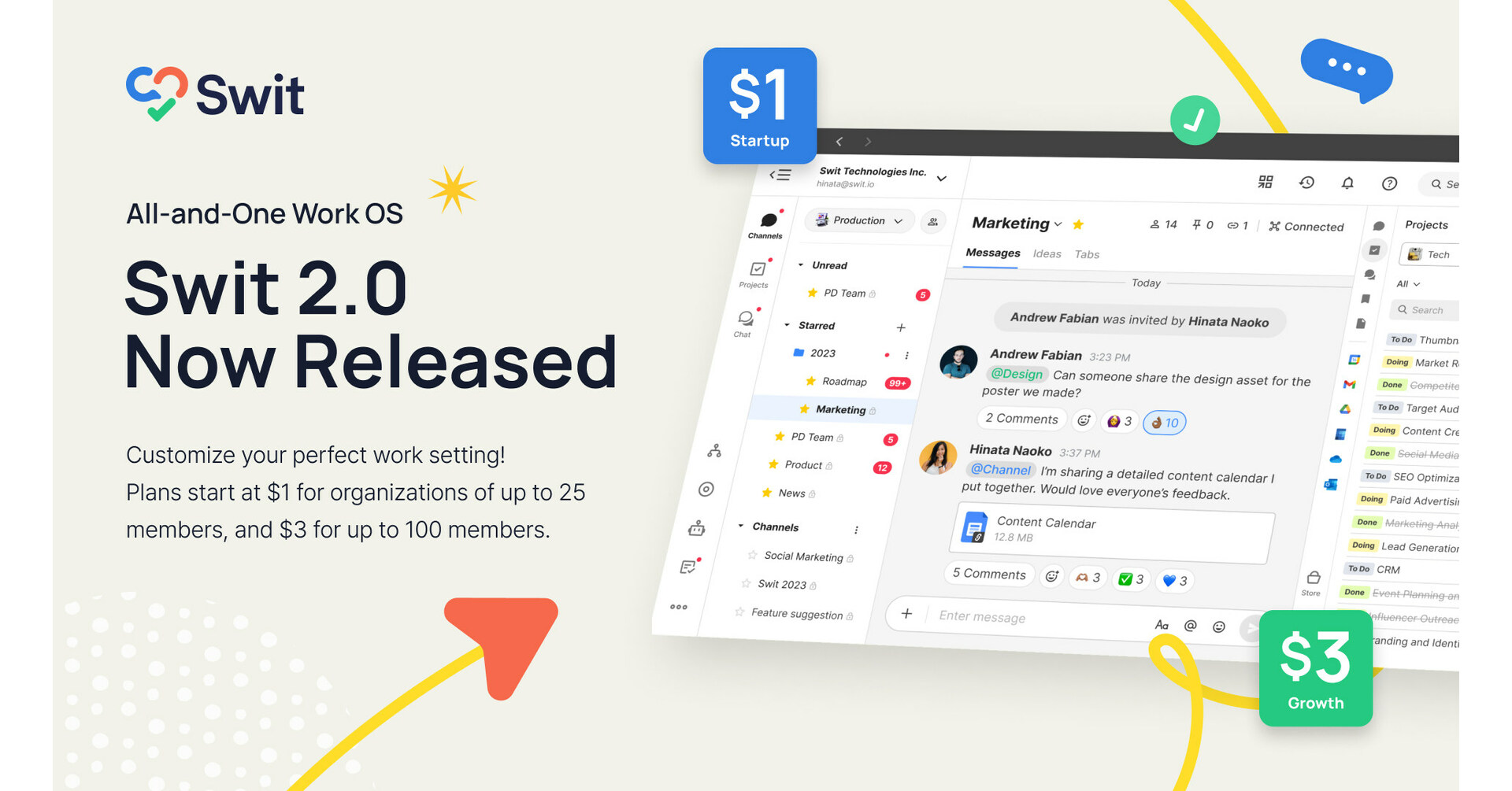Swit Global Collaboration Platform Unveils Version 2.0 with Innovative ...