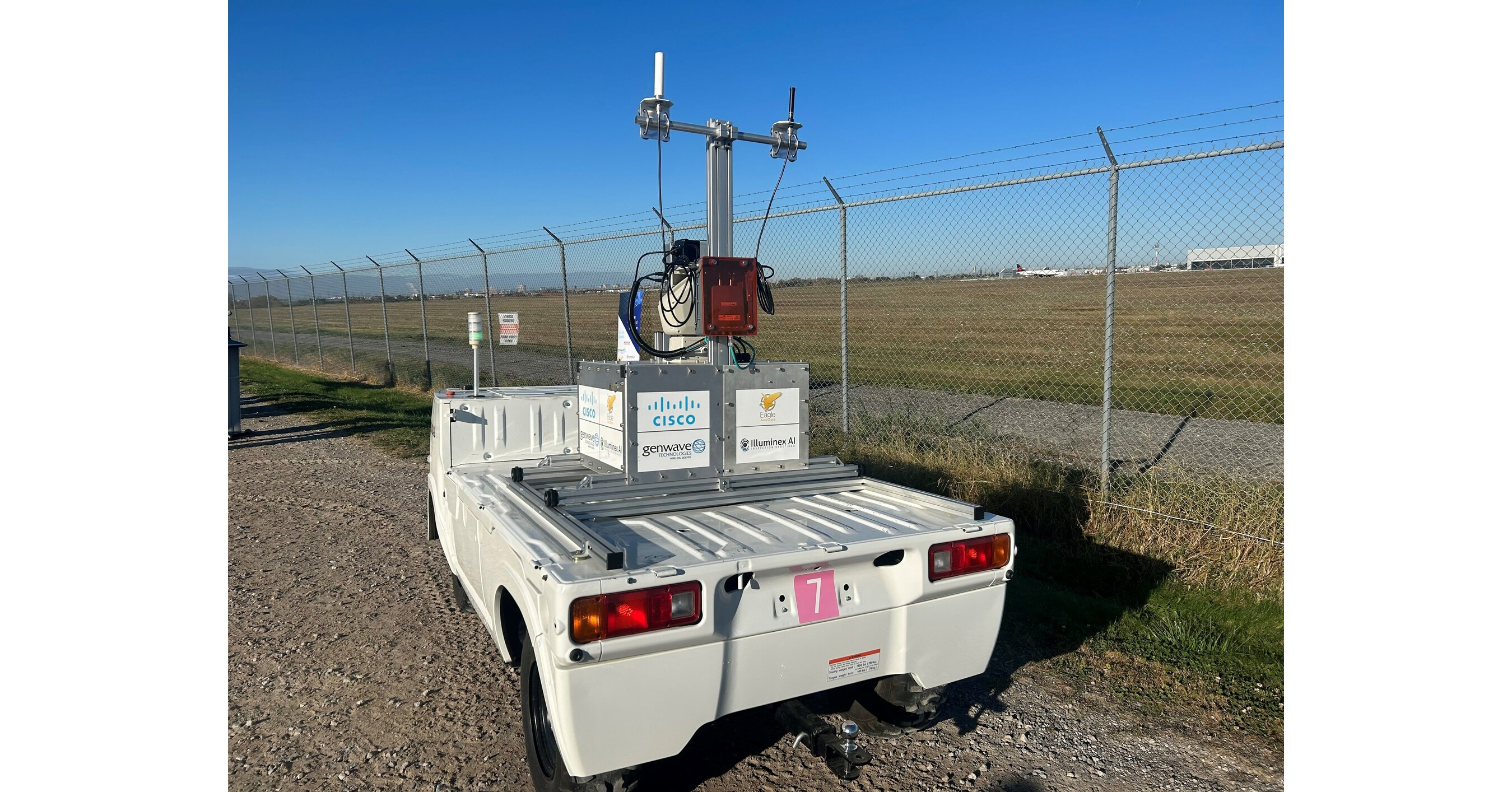 First-of-its-kind autonomous airfield inspection vehicle showcased by ...