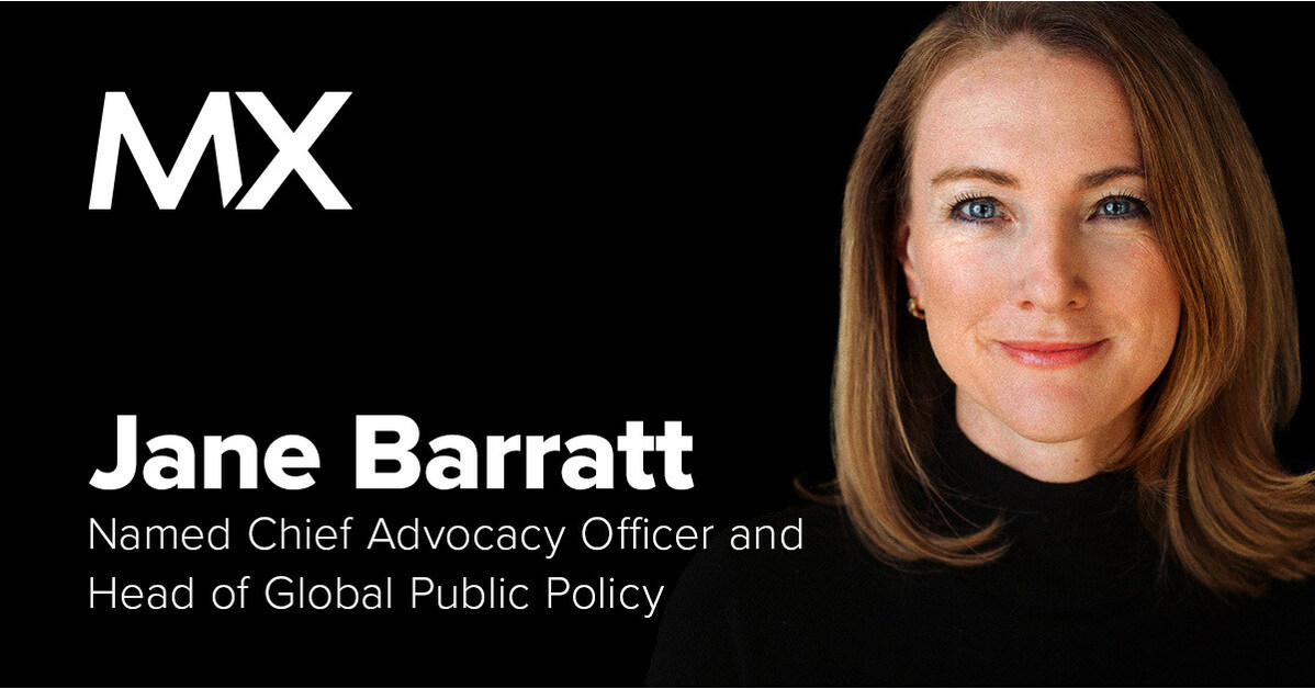 MX Names Jane Barratt Chief Advocacy Officer and Head of Global Public ...