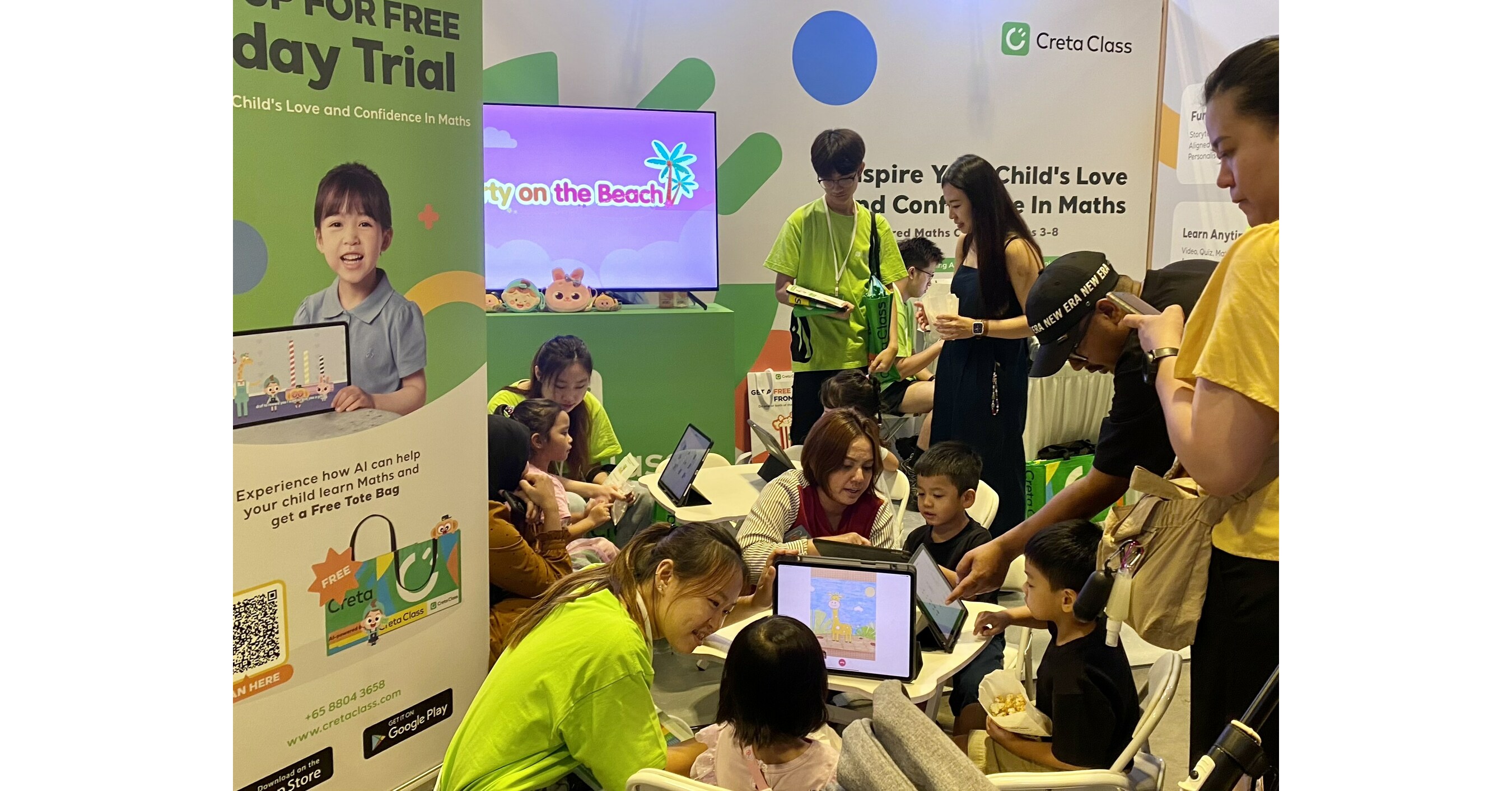 Creta Class at Not So Little Fair 2023: Inspiring Children's Love in Maths