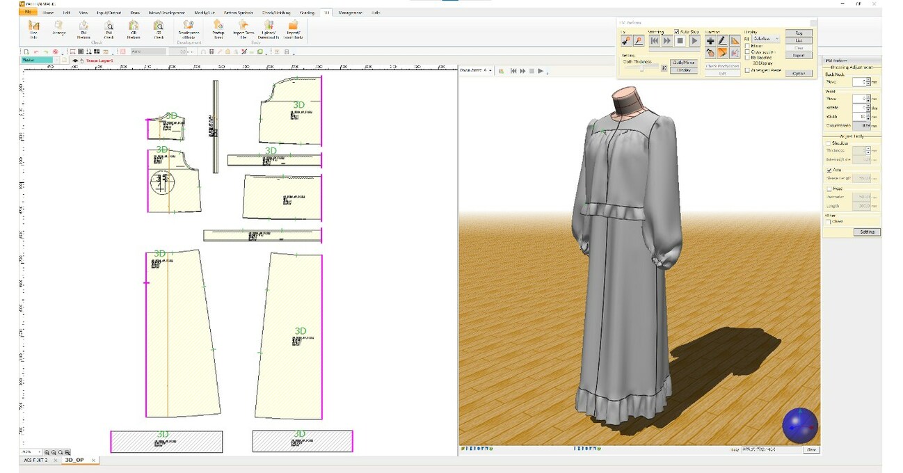 Toray ACS launched the fashion CAD software package "CREACOMPO® GLOBAL ...