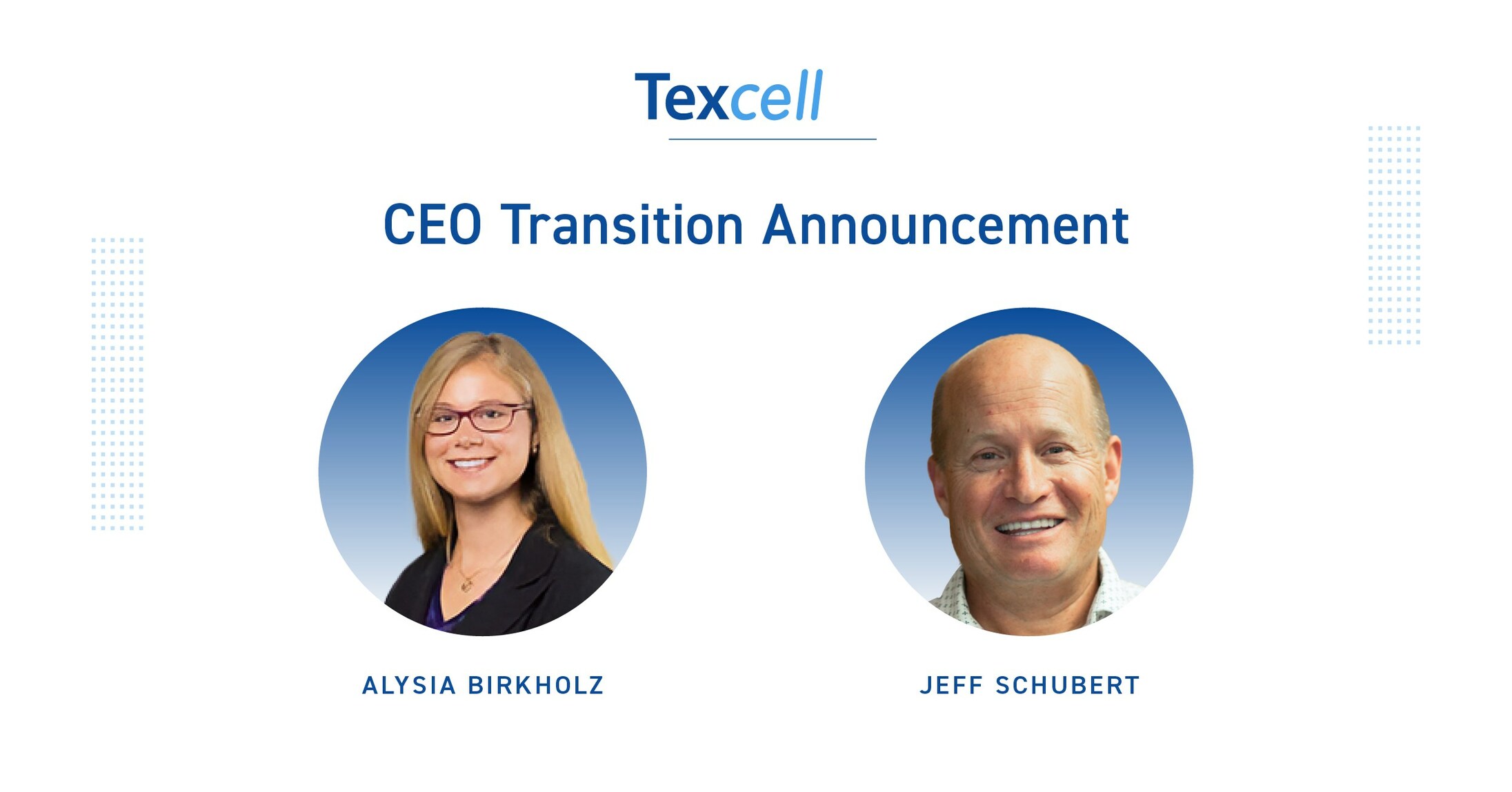 Texcell- North America Announces Retirement of CEO and Founder, Jeff Schubert