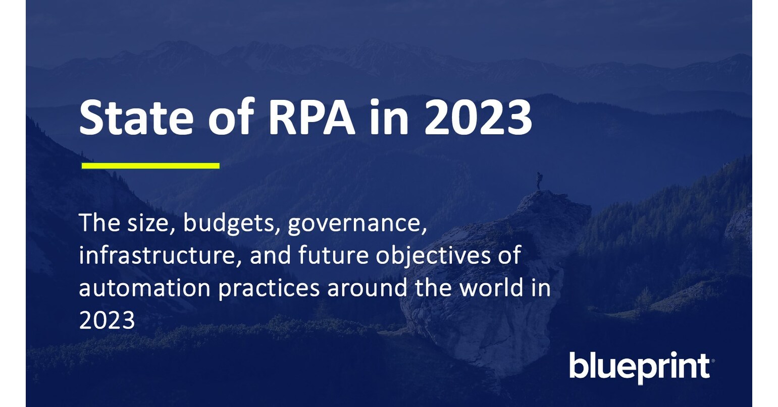 Blueprint Software Systems Publishes Second Annual Research Report on ...