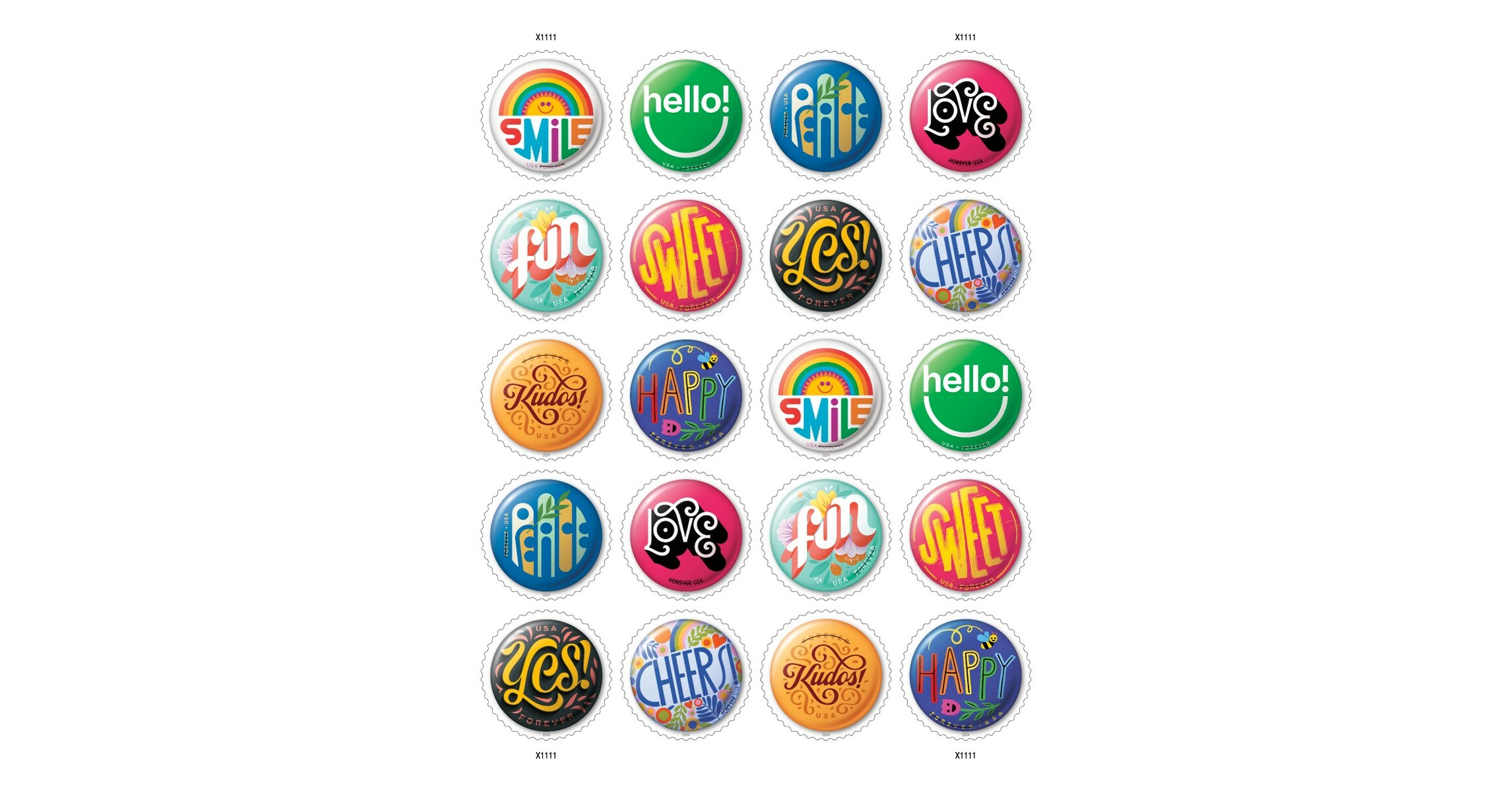 U.S. Postal Service Reveals Stamps for 2024