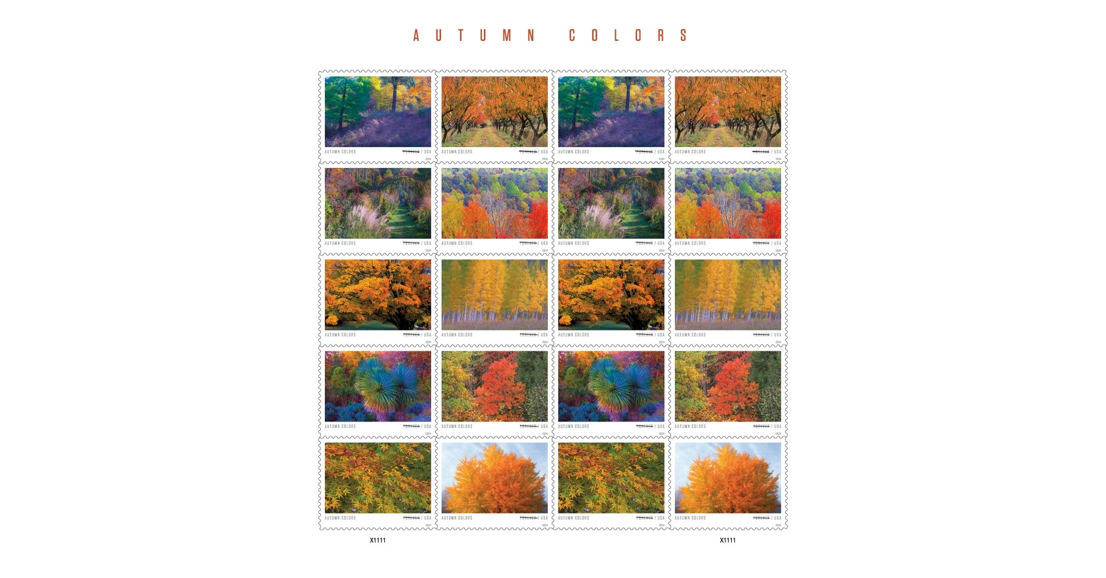 U.S. Postal Service revela las estampillas para 2024