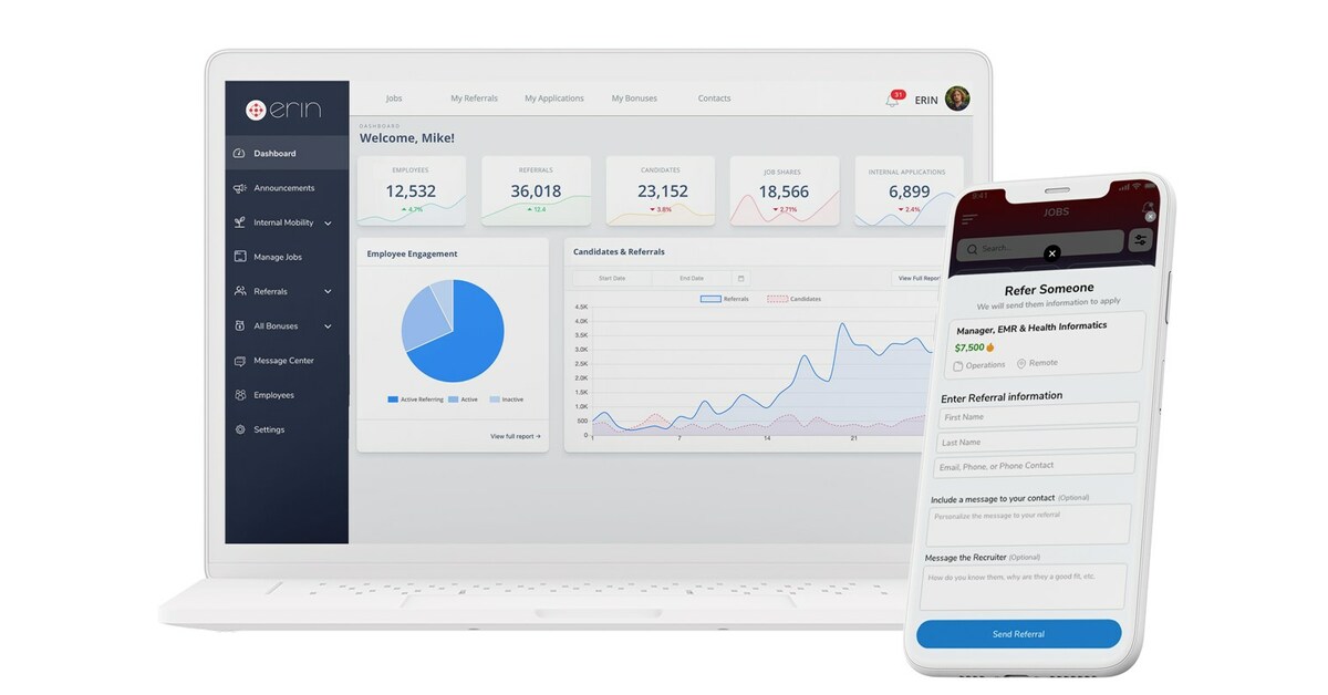 ERIN - Employee Referral and Internal Mobility Platform - Announces New ...