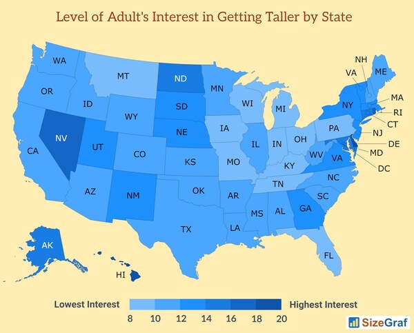 Adults in the District of Columbia, Hawaii and Delaware Have by Far the ...