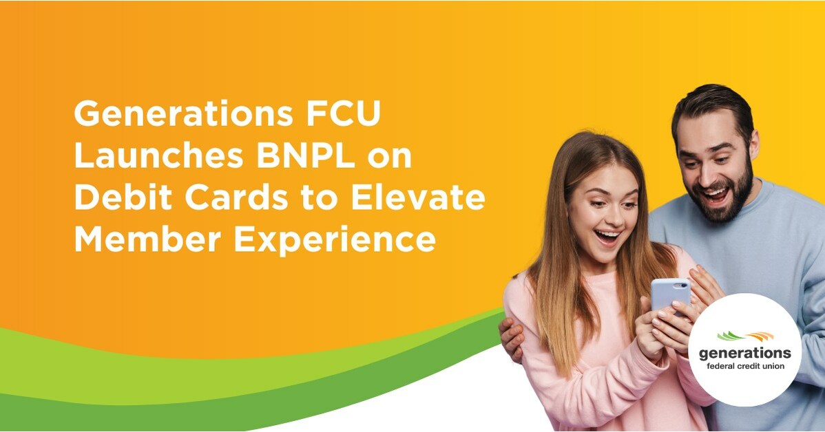 Generations FCU Launches BNPL on Debit Cards to Elevate Member Experience