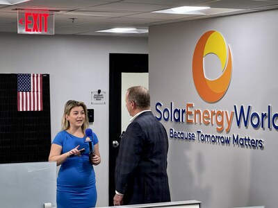 North American Clean Energy - Solar Energy World Grand Opening on ...
