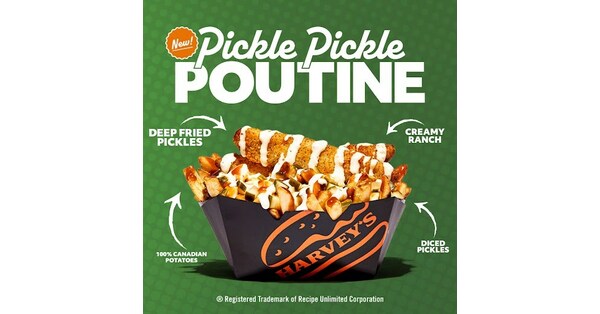 Harvey's launches the first ever Pickle Pickle Poutine inspired by ...