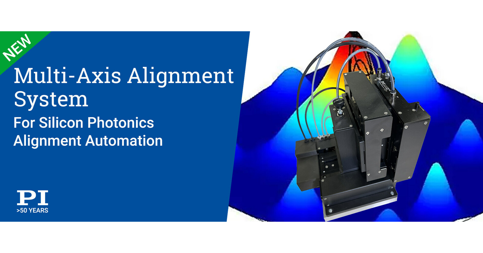 New Multi-Axis Alignment System for Silicon Photonics Automation Applications, from PI