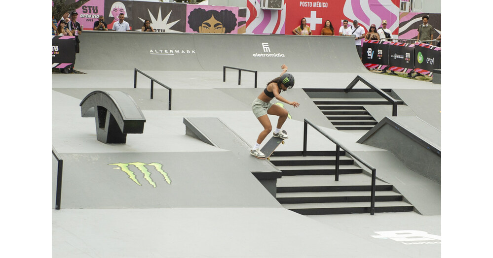 Monster Energy's Rayssa Leal Claims First Place in Women's Skateboard Street at the 2023 STU ...