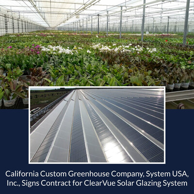 California Custom Greenhouse Company, System USA, Inc., Signs Contract ...