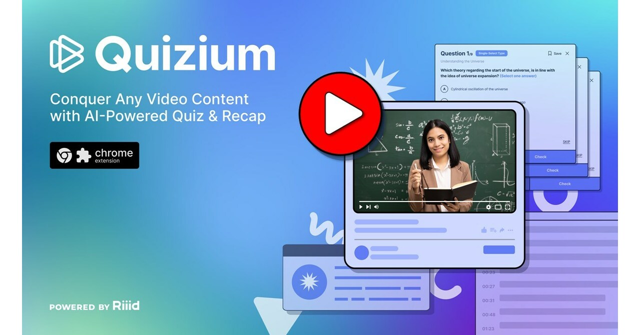 Riiid Launches Quizium: Turning Videos into Educational Quizzes