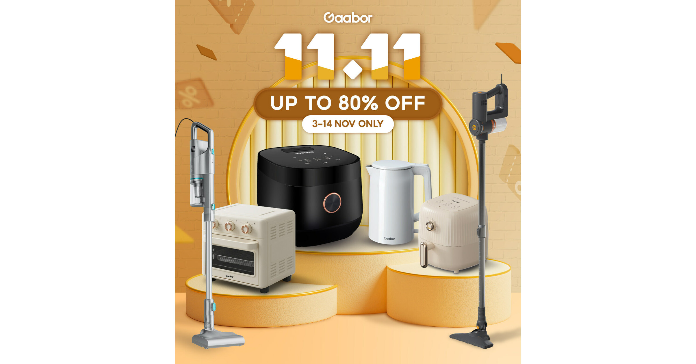 Gaabor's 11.11 Spectacle: Exclusive Home Appliance Discounts Await Malaysia