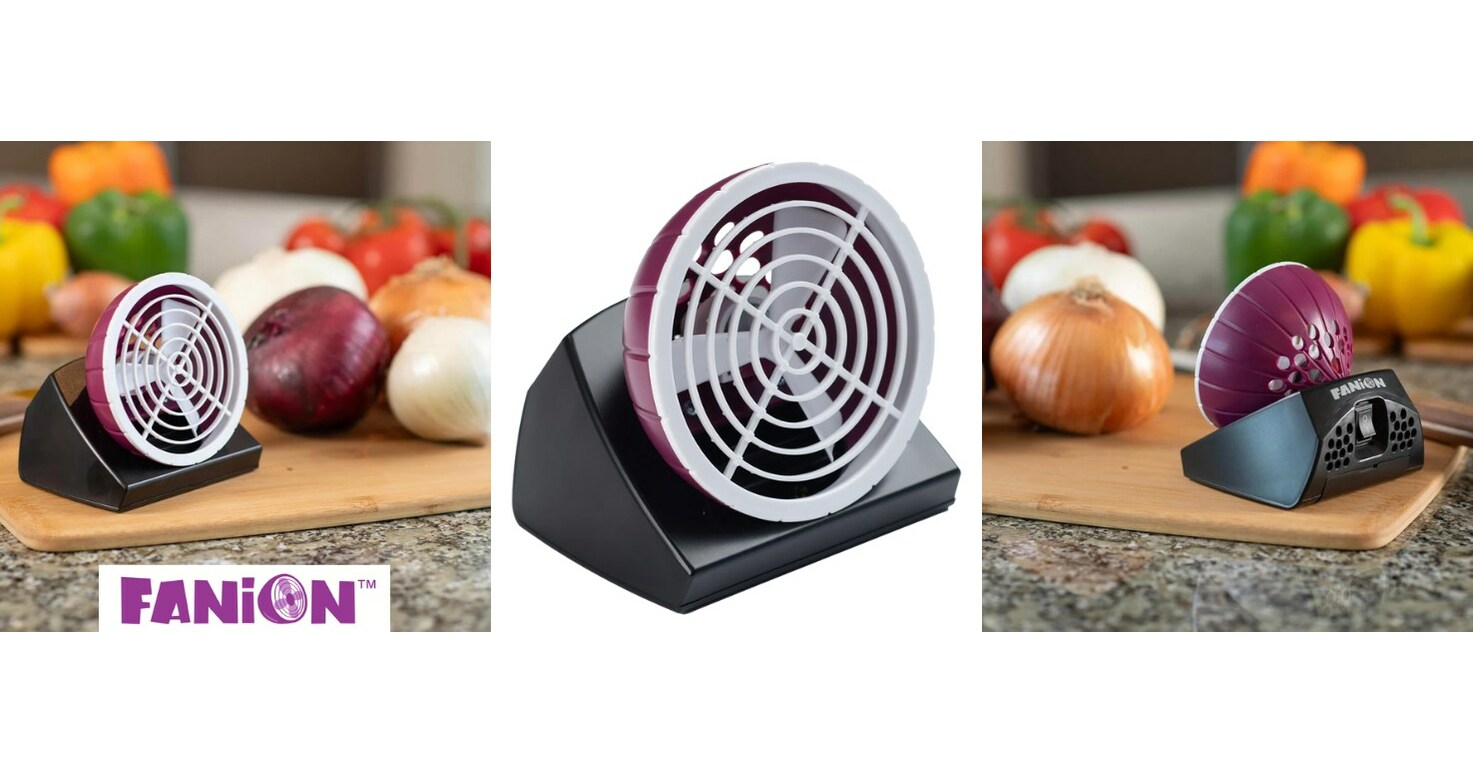 The Fanion™ Kitchen Gadget Offers Relief From Irritating Onion-Cutting, Slicing, and Dicing ...