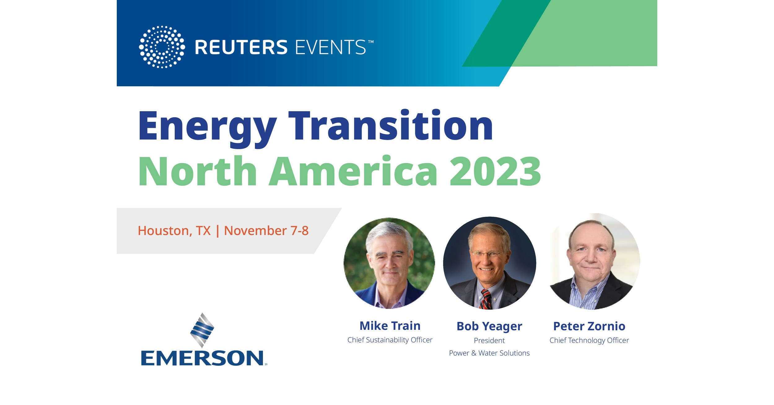 Emerson to Spotlight Innovations Advancing Sustainability Progress in ...