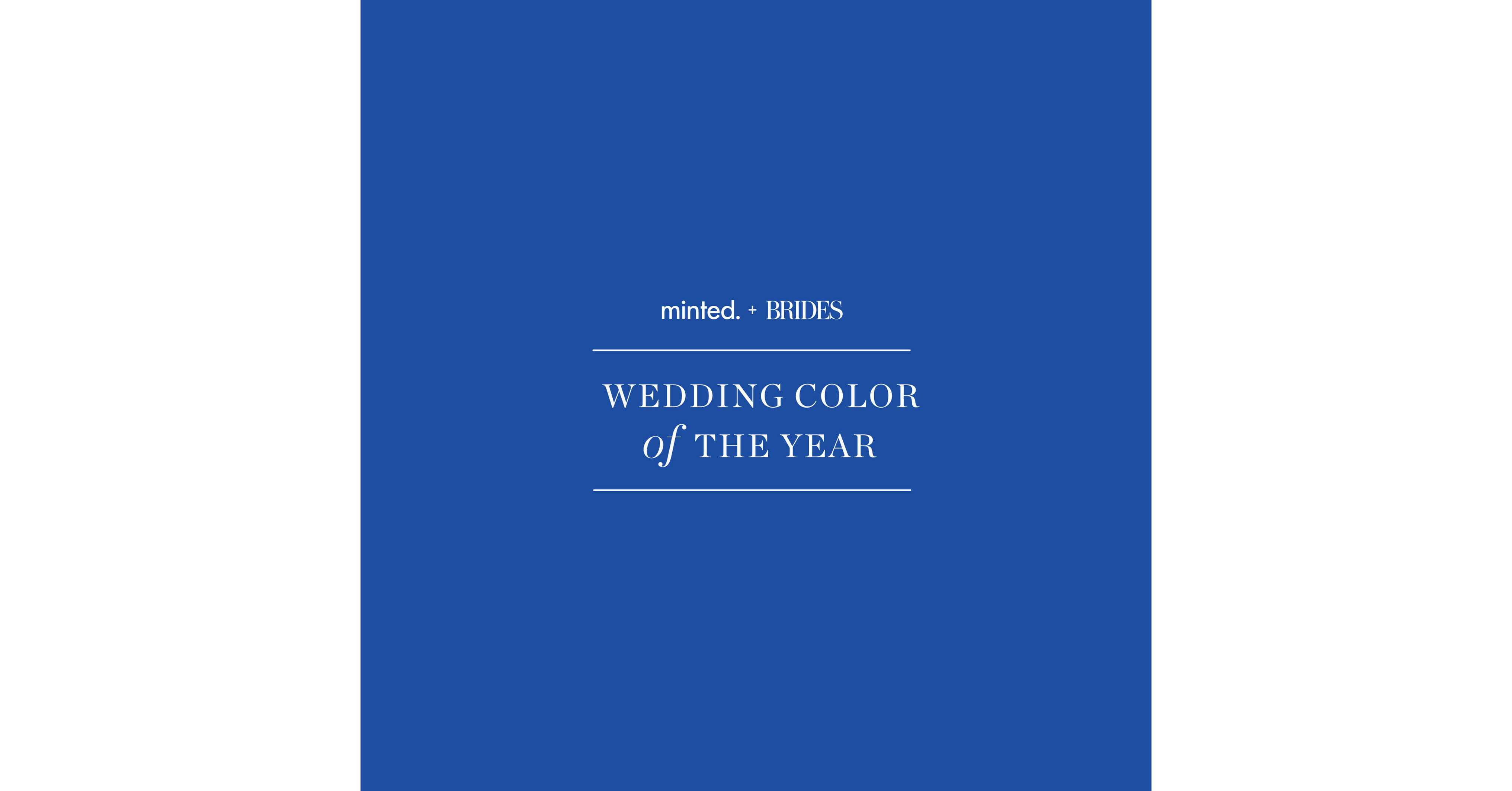 Marseille Bleu Named 2024 Wedding Color of the Year