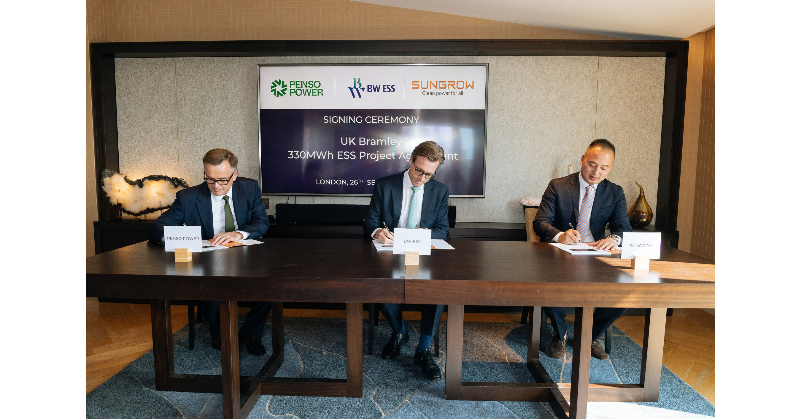 Sungrow Celebrates Milestone 330MWh Energy Storage Project Signing ...
