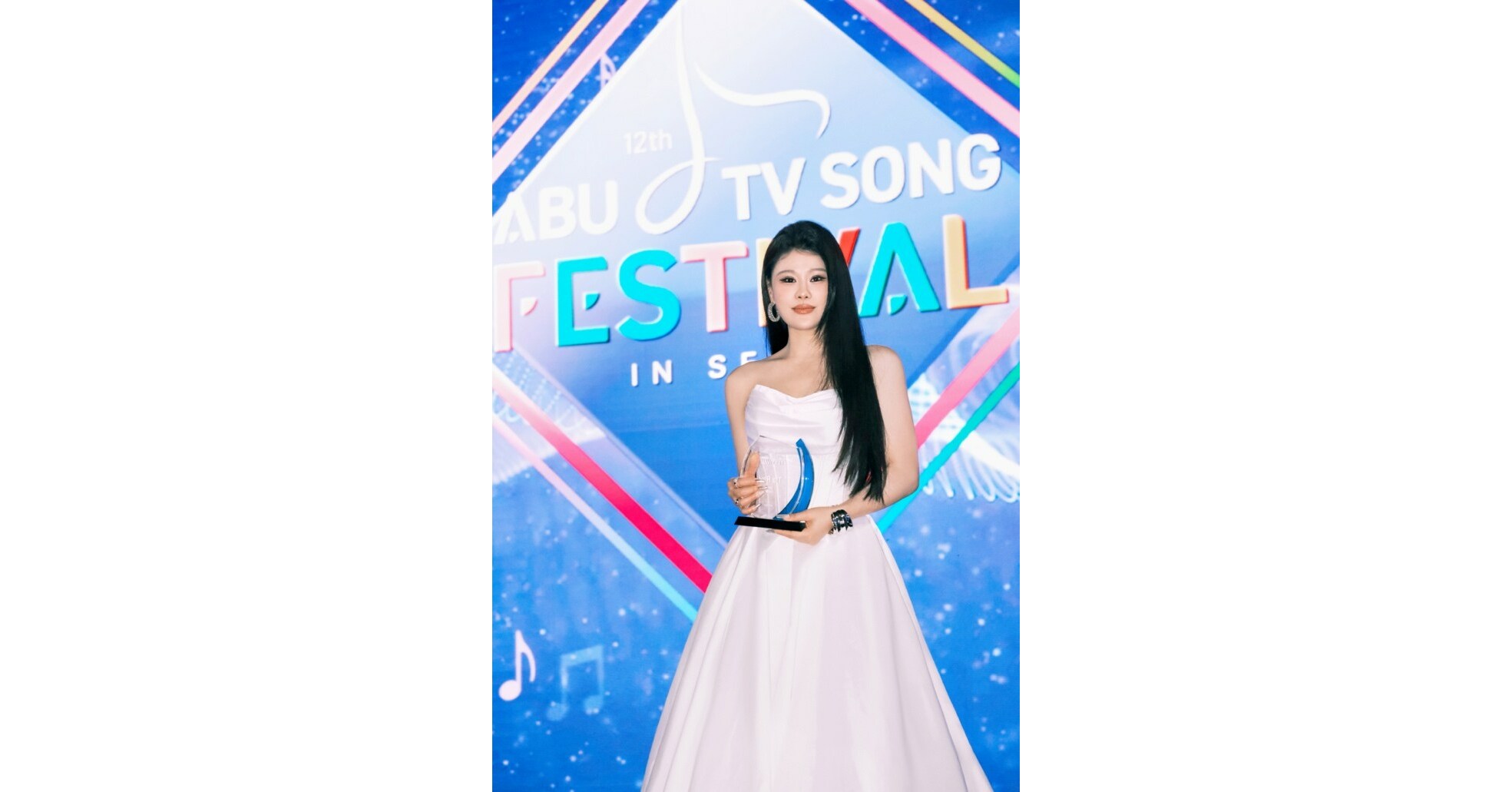 Tia Ray -- the Chinese singer at the ABU Song Festival