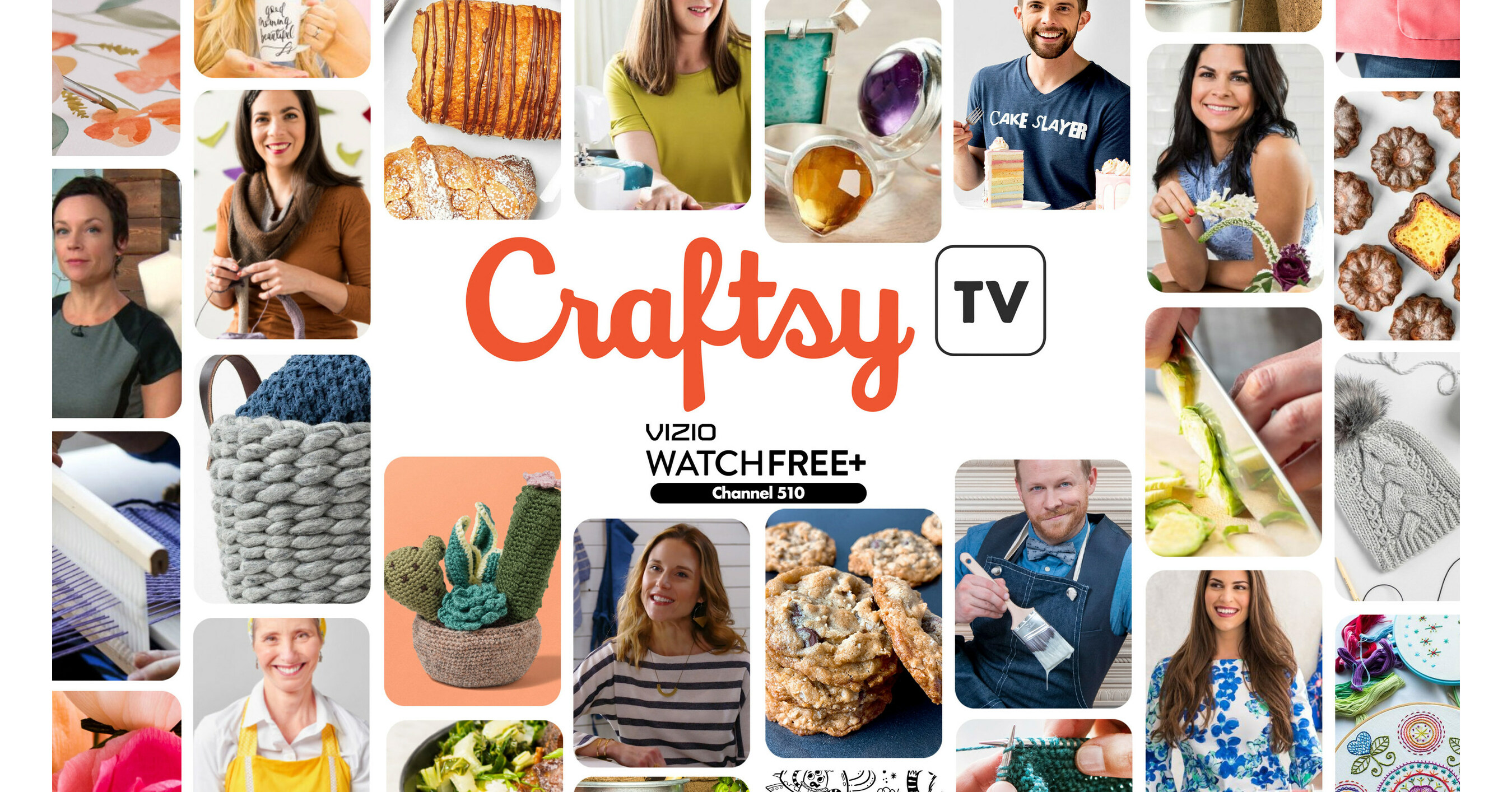 CraftsyTV Now Available on VIZIO WatchFree+