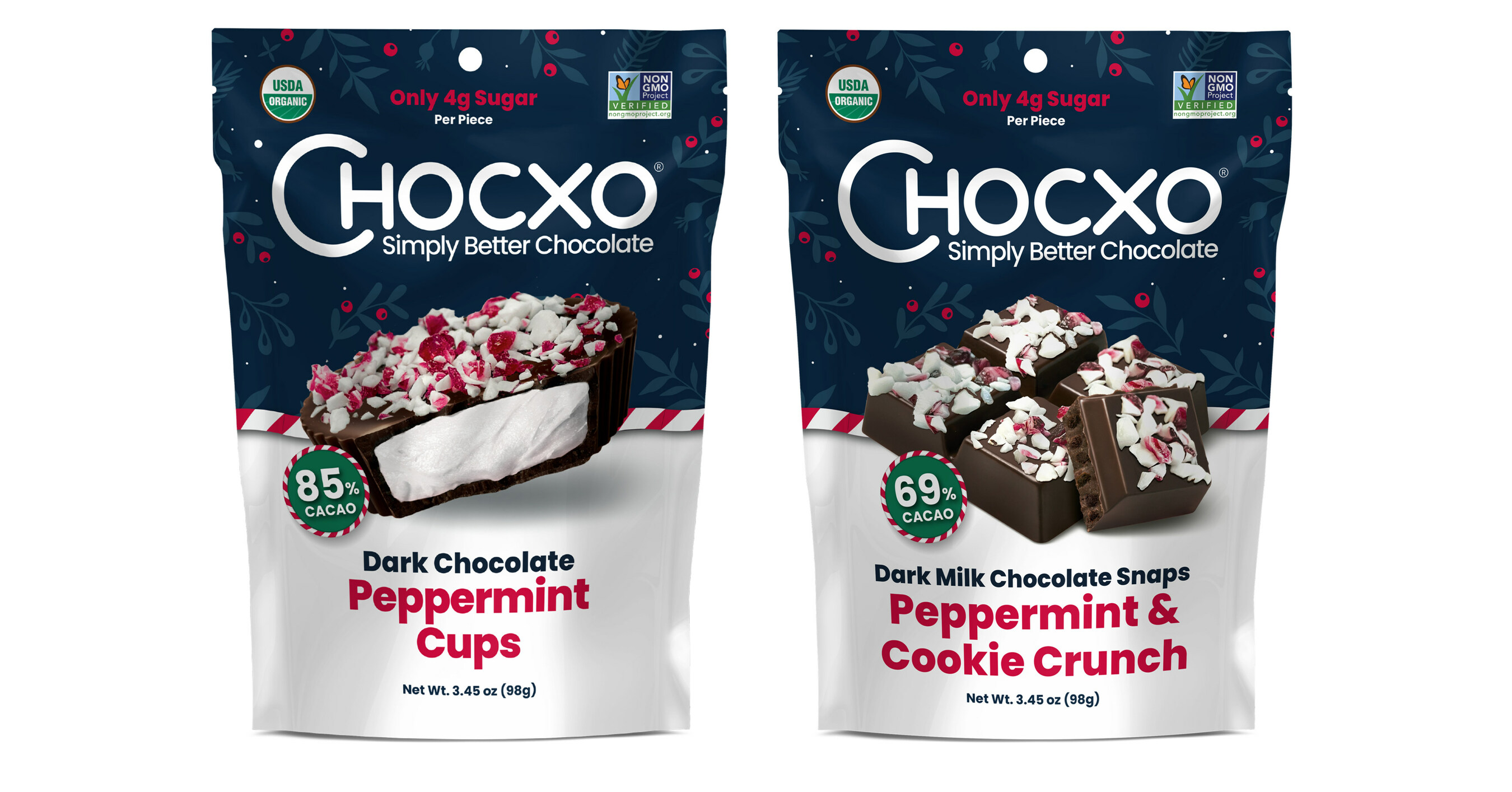 Chocxo Introduces Two New Organic Better-For-You Holiday Chocolates to ...