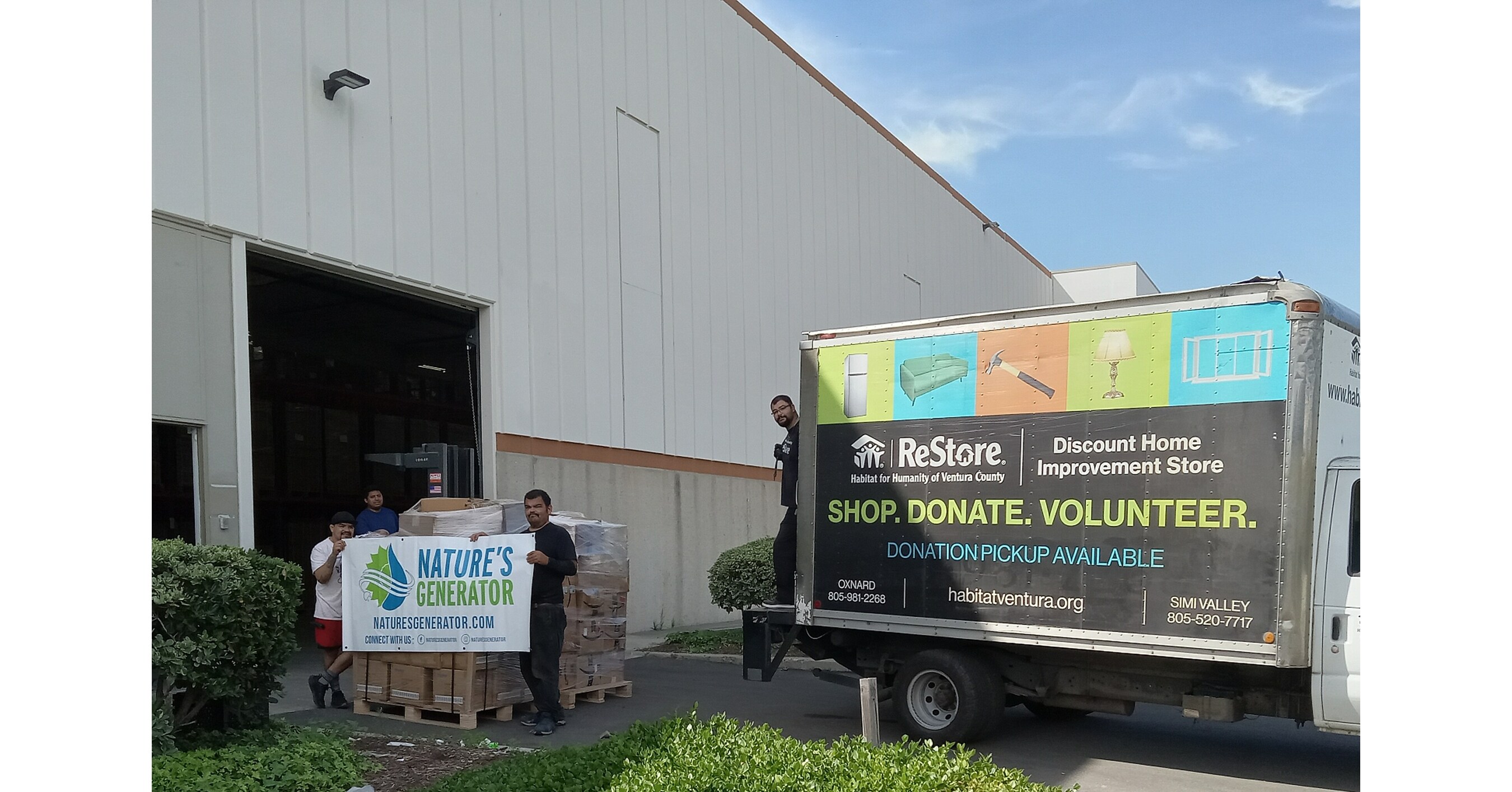 Nature's Generator Donates to Habitat for Humanity