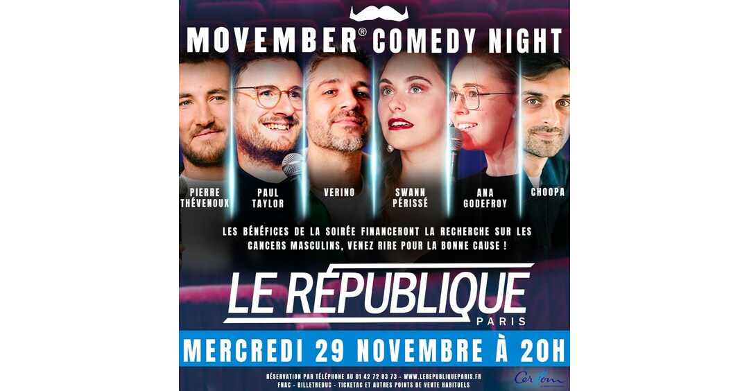 Movember Comedy Night : Une Soirée Engagée et Pleine d'Humour