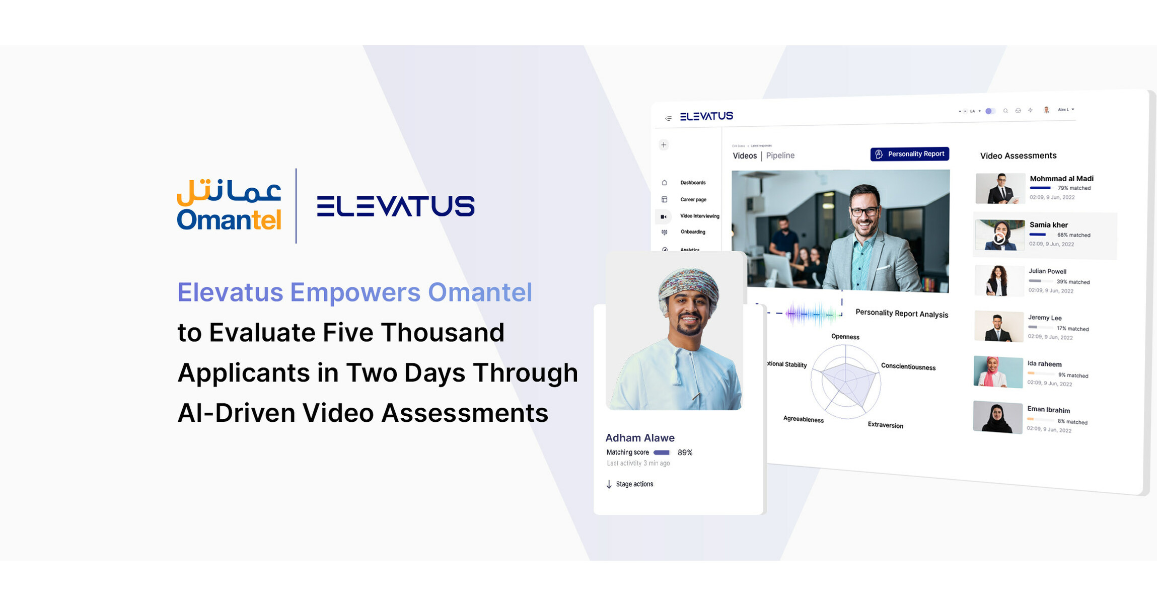 Elevatus Empowers Omantel To Evaluate Five Thousand Applicants in Two Days Through AI-Driven ...