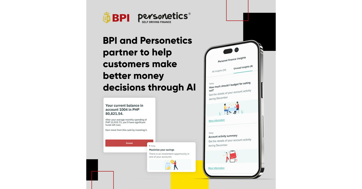 BPI and Personetics partner to help customers make better money ...