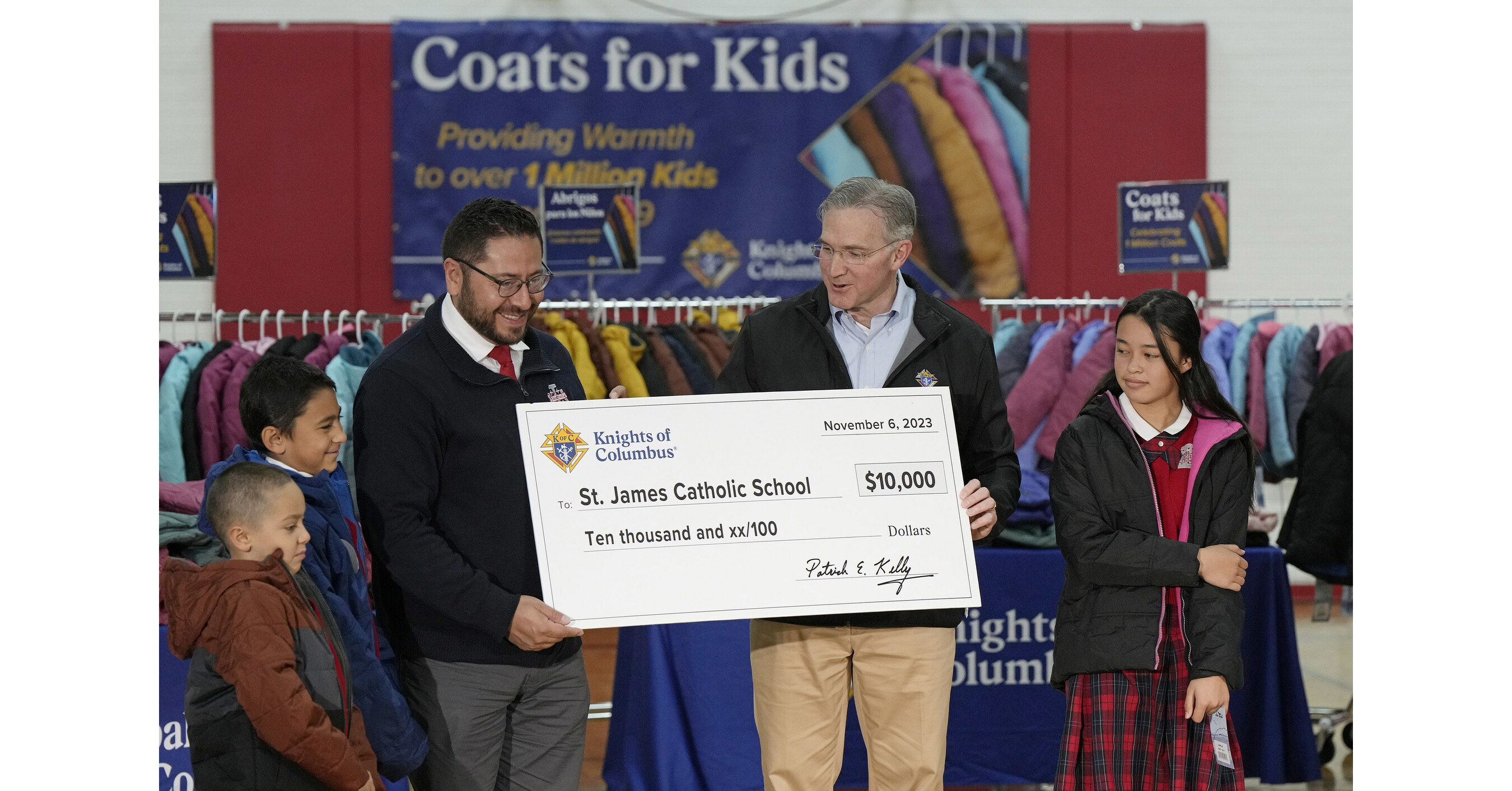 Knights of Columbus Celebrates One Million Coats Donated Through Its ...