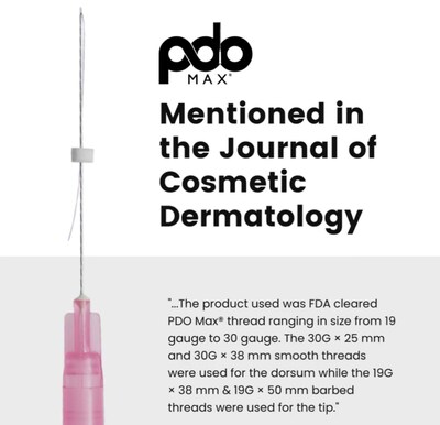 Published Study Shows PDO Max® Threads Make a Great First Impression ...