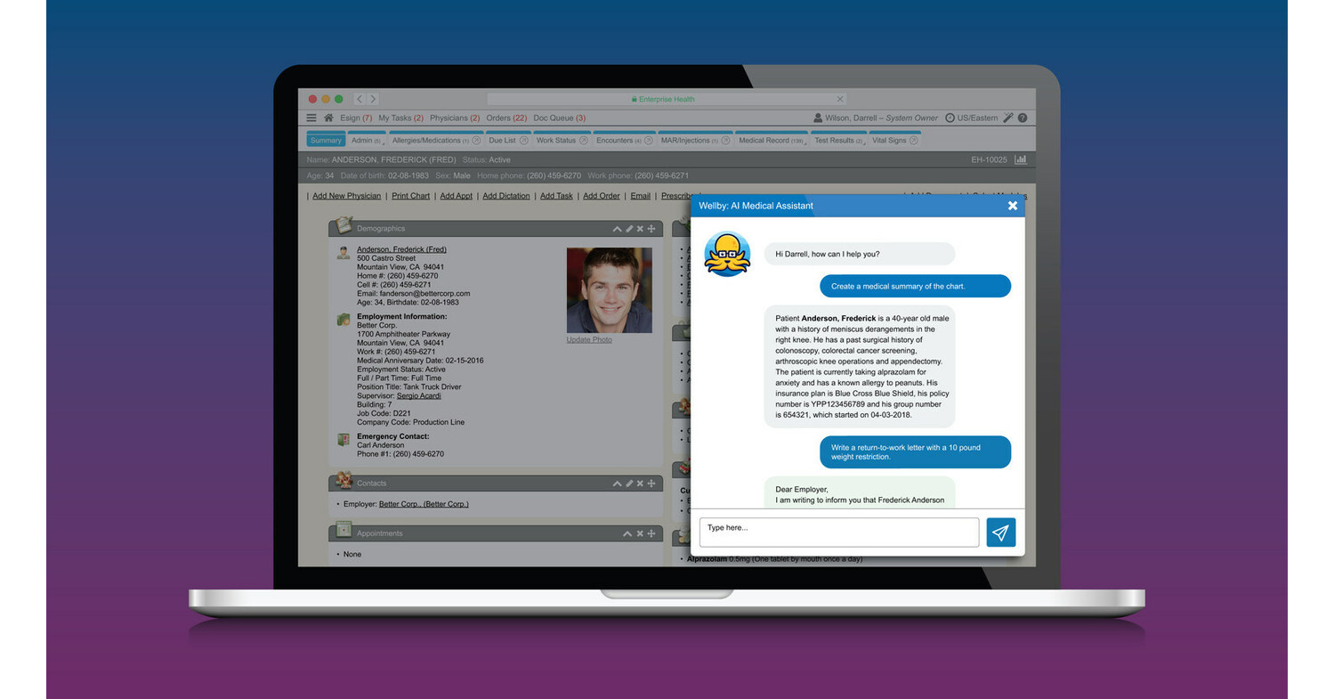 Enterprise Health Adds AI Capabilities to its Occupational Health ...