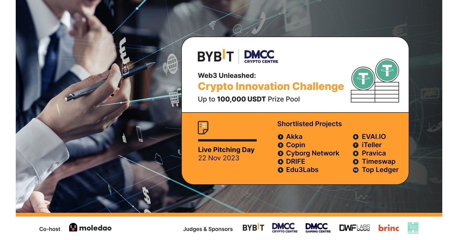 Bybit and DMCC Crypto Centre Announce Top Ten Finalists for the Web3 Unleashed: Crypto ...