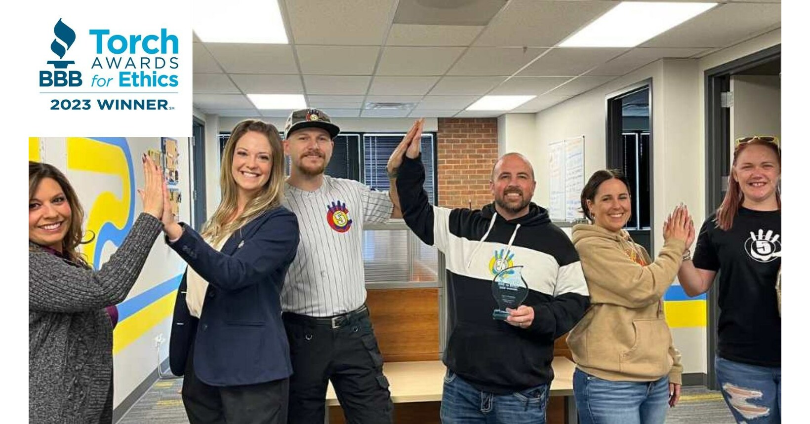 High 5 Plumbing named winner of BBB Torch Awards of Ethics