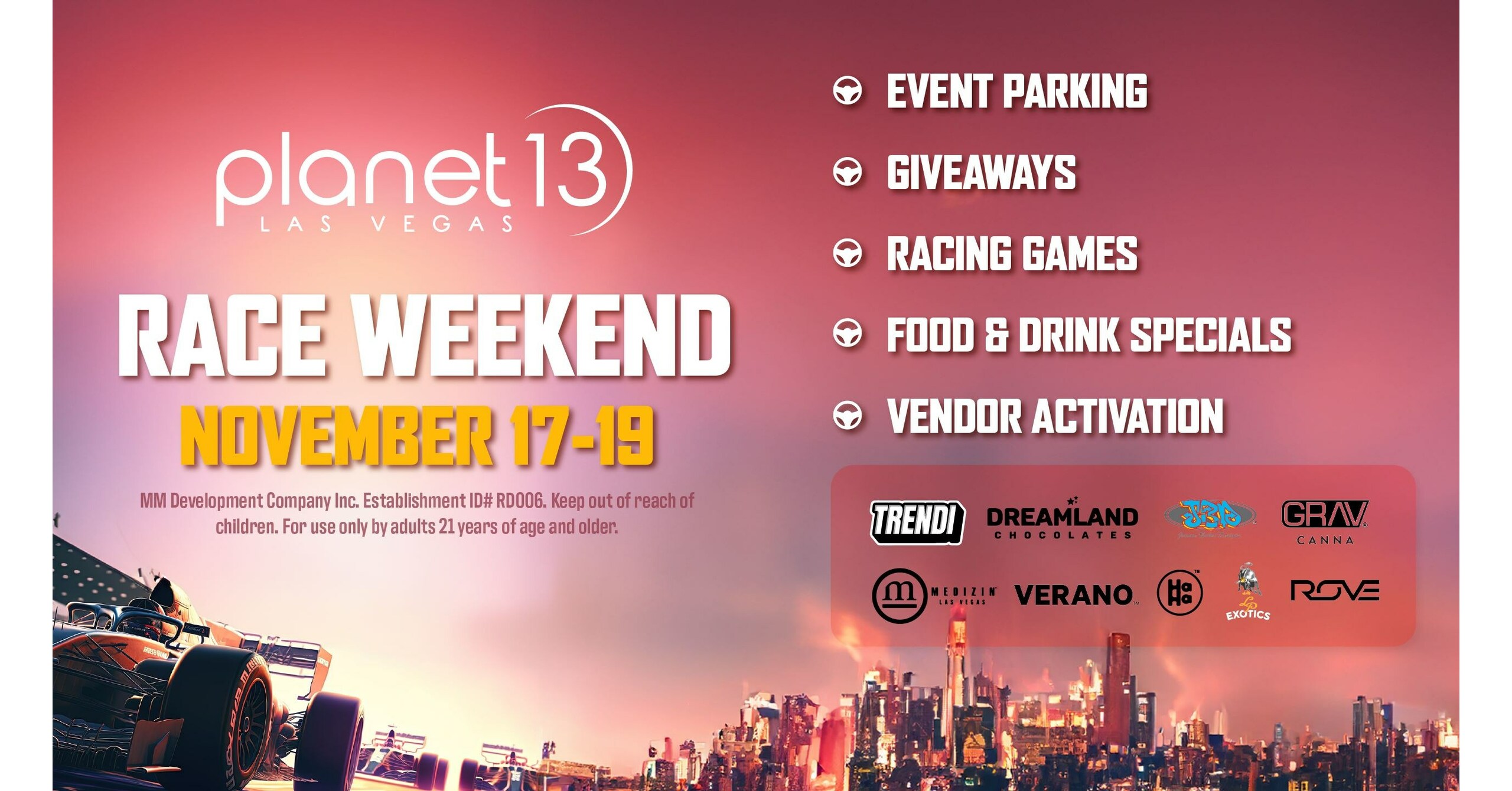 Ladies and Gentlemen, Start Your Engines, Planet 13 Takes the Pole ...