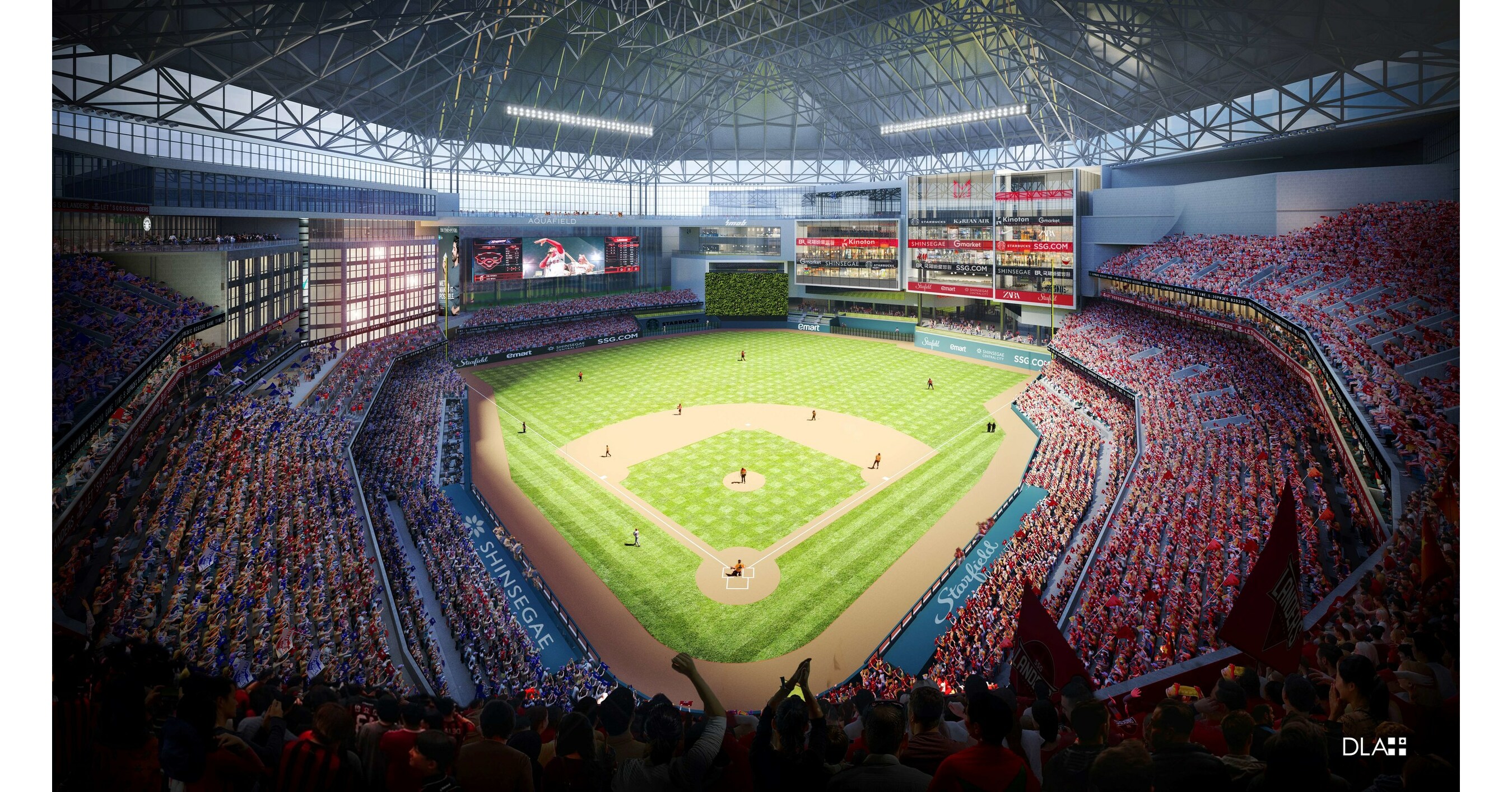 DLA+ Architecture and Interior Design Named Stadium Design Architect ...