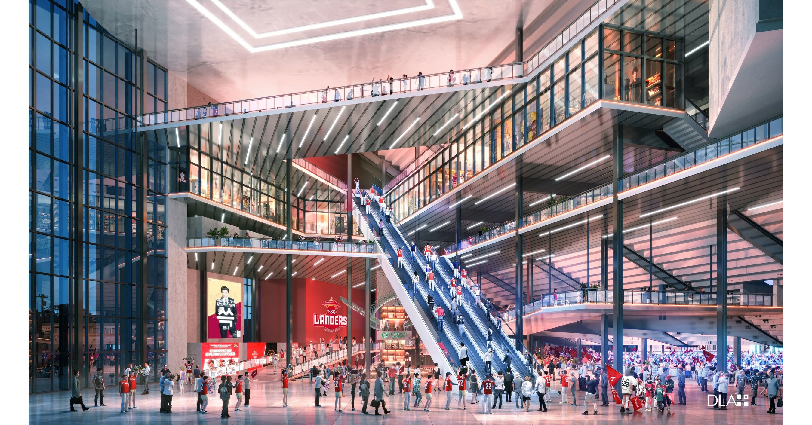 DLA+ Architecture and Interior Design Named Stadium Design Architect ...