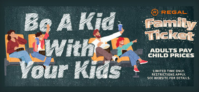 Regal announces Family Ticket offer for all G, PG, and PG-13 rated movies