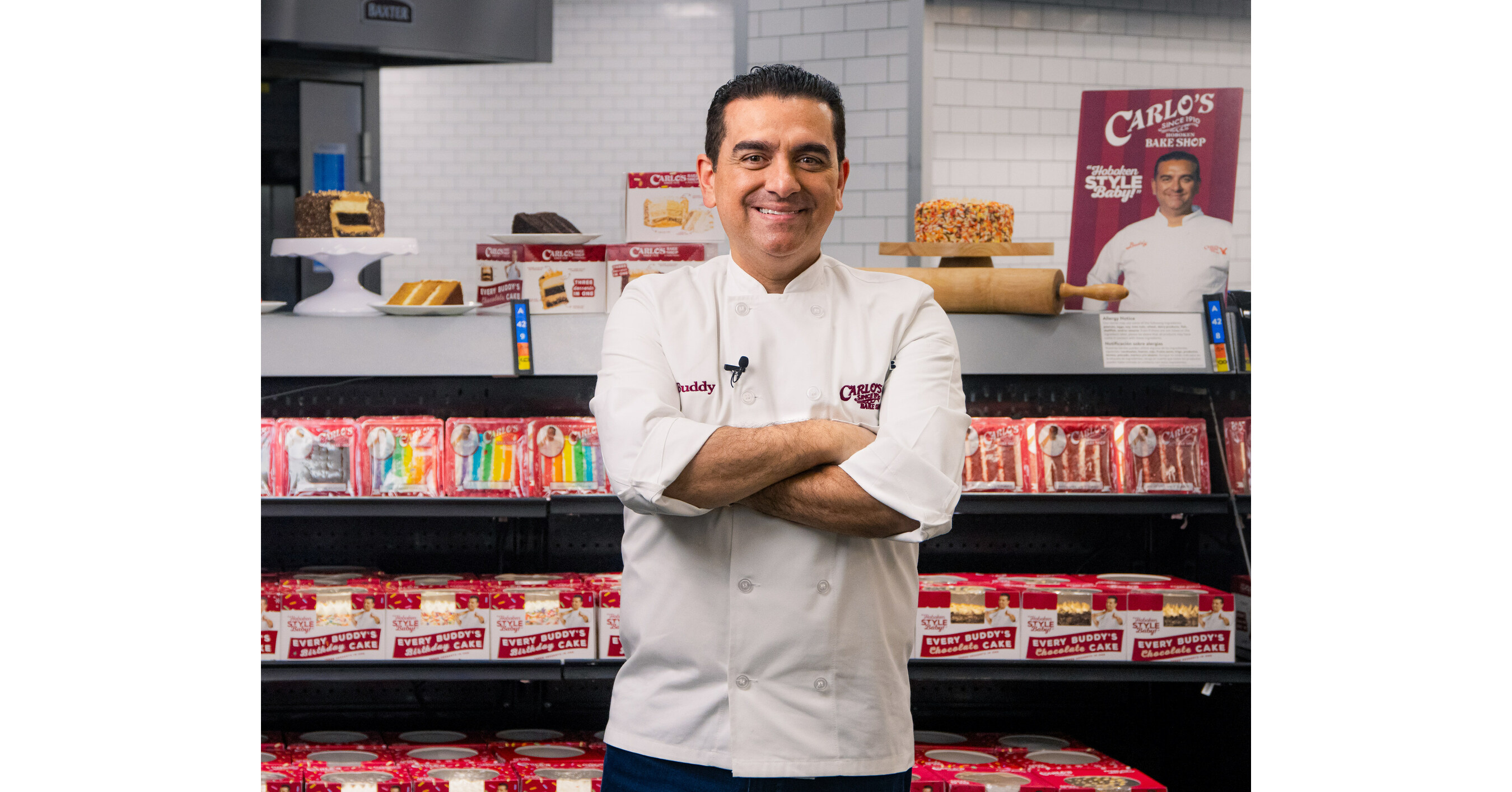 BUDDY VALASTRO BRINGS HIS FAMOUS CARLO'S BAKE SHOP SPECIALTY CAKES AND ...