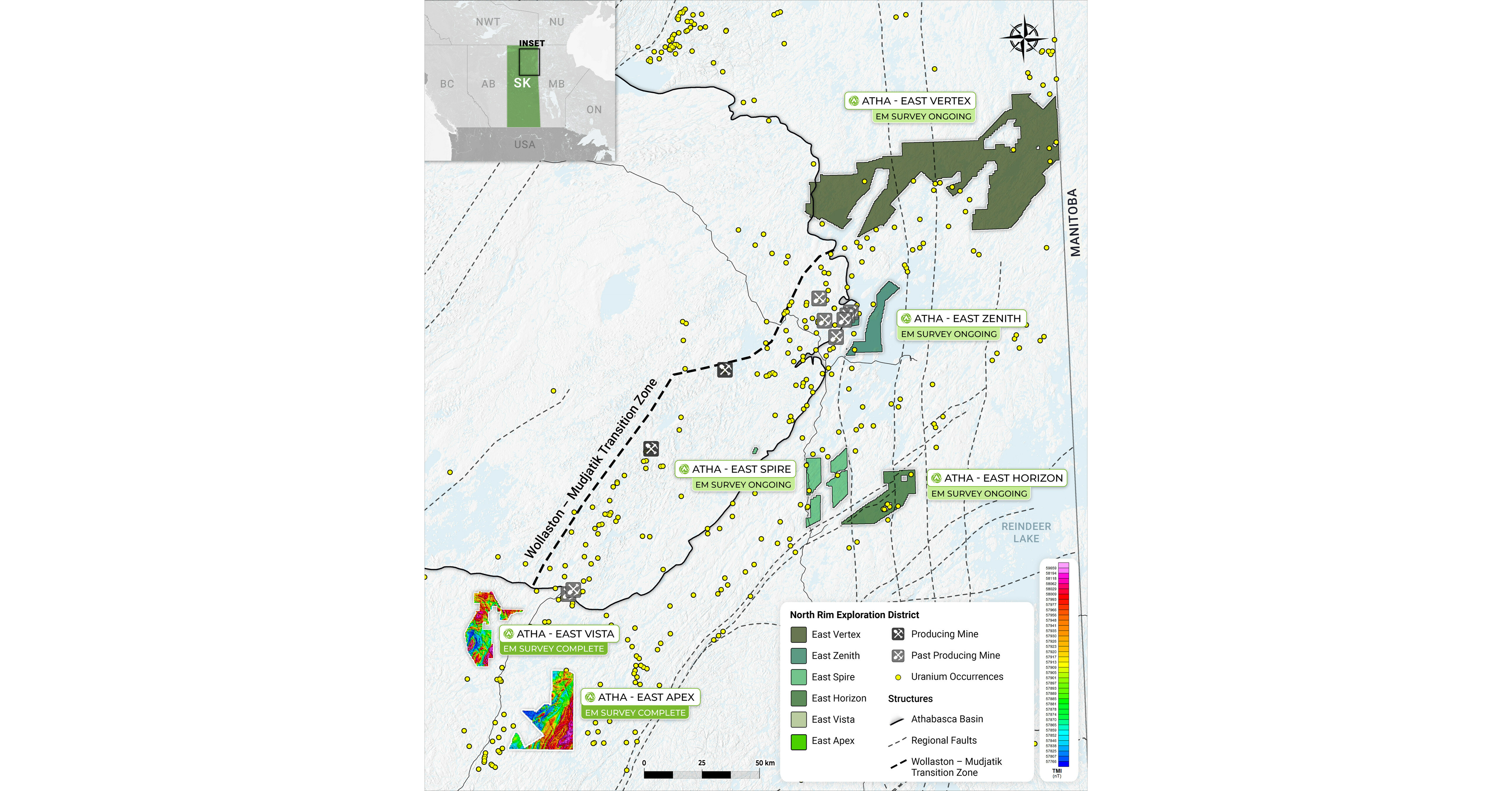 ATHA ENERGY ANNOUNCES RESULTS FROM LARGE-SCALE ELECTROMAGNETIC SURVEY ...