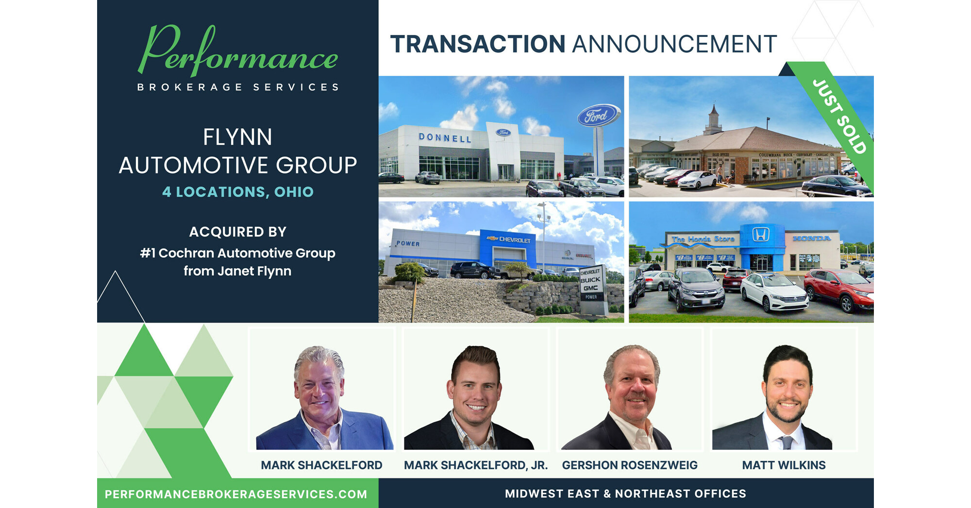 Performance Brokerage Services Advises on the Sale of Flynn Automotive ...