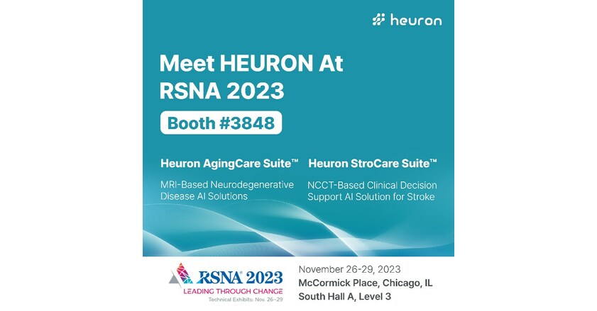 Heuron to Participate in RSNA 2023, Showcasing Neuro AI Solutions and ...